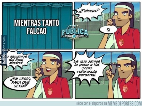 Mientras tanto falcao.. - Meme by LuisLarbec :) Memedroid
