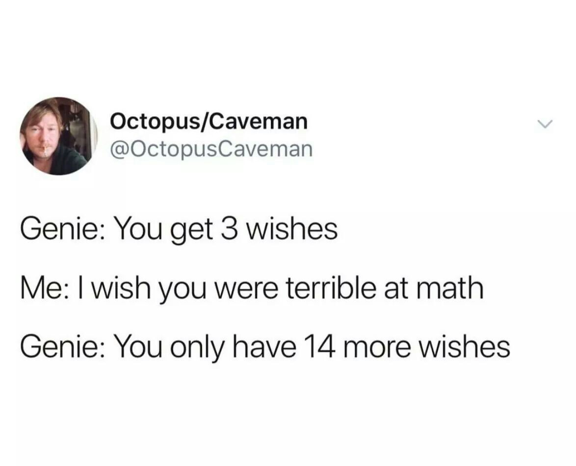 After the next wish: Ok you have no more wishes goodbye - Meme by ...