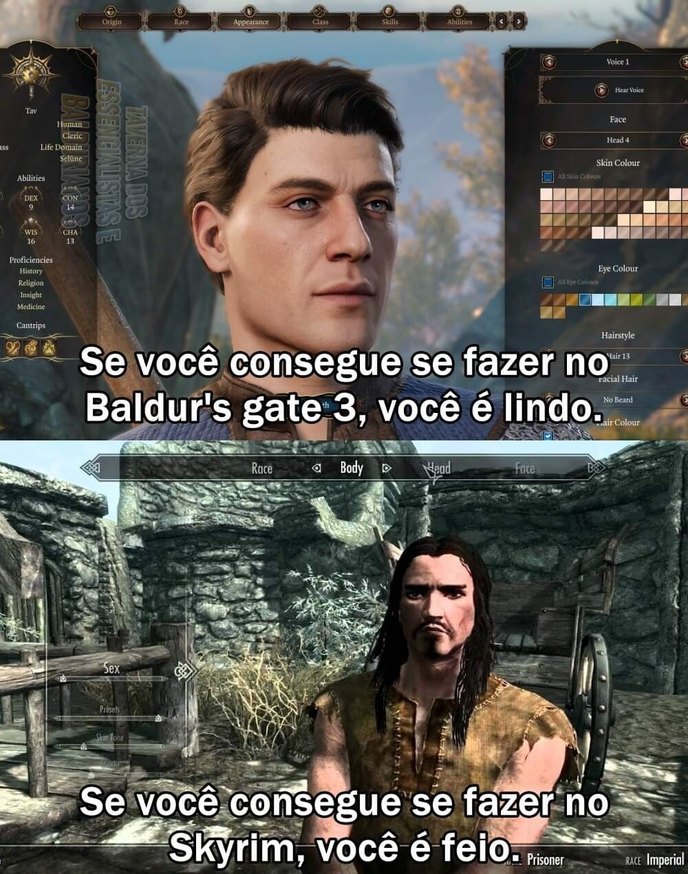 Mesmo sendo feio eles ainda são mais bonitos doque dos outros jogos ...