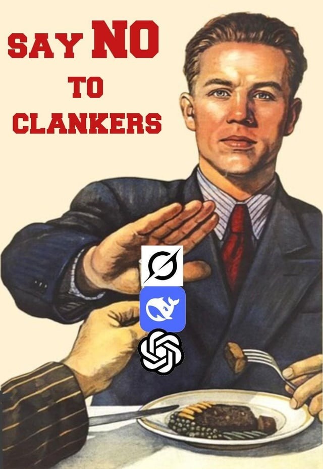 The best Clanker memes :) Memedroid