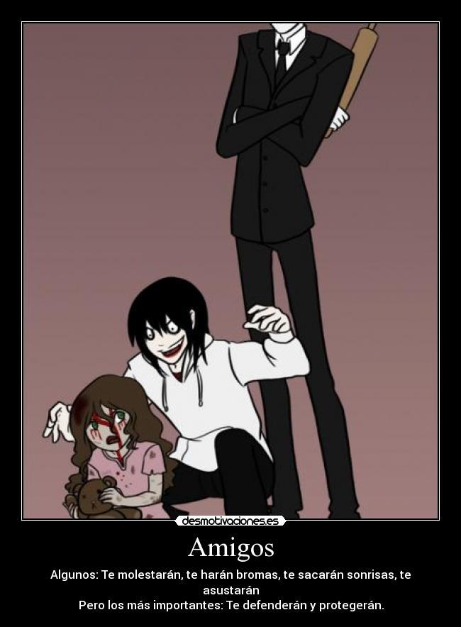 jeff sally y slendy - Meme subido por Sam_The_Killer :) Memedroid