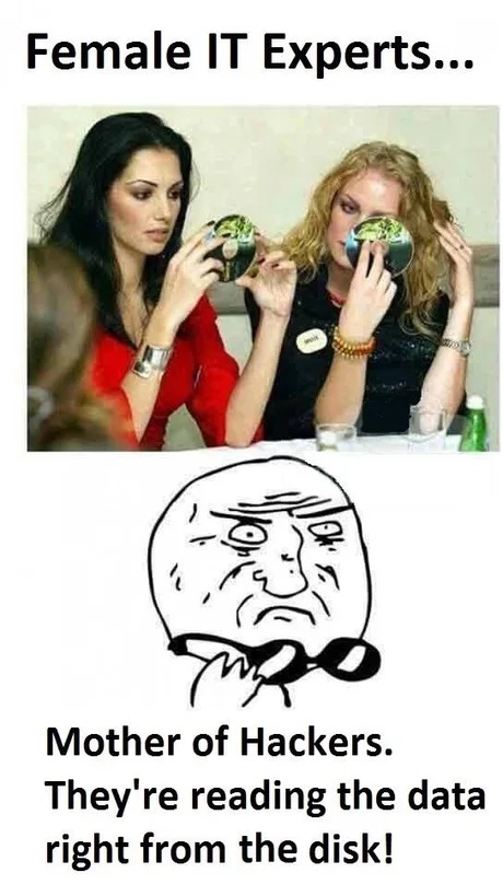 Presumably they can also read VHS tapes - Meme by f_ck9gag :) Memedroid