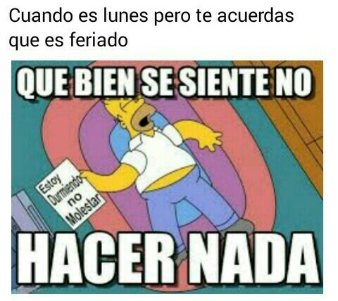 Dias libres - Meme subido por Thellgrin :) Memedroid