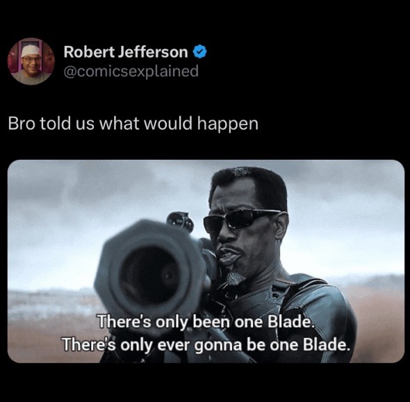 The best Blade memes :) Memedroid