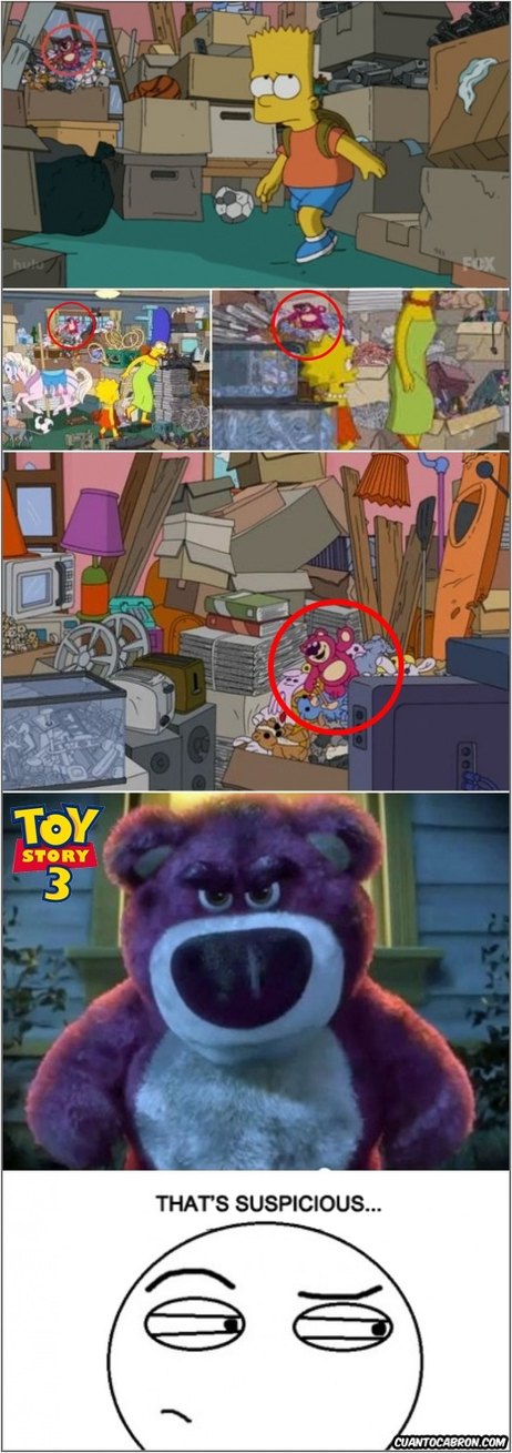 Lotso y los simpson - Meme subido por sik2715... :) Memedroid
