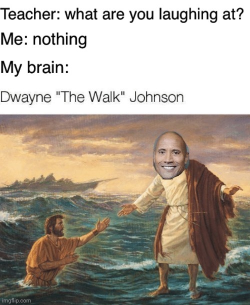 Dwayne The Walk Johnson - Meme subido por imROYAL :) Memedroid
