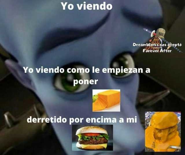 queso derretido encima de la hamburguesa, no lo veo - Meme by XLMonte ...