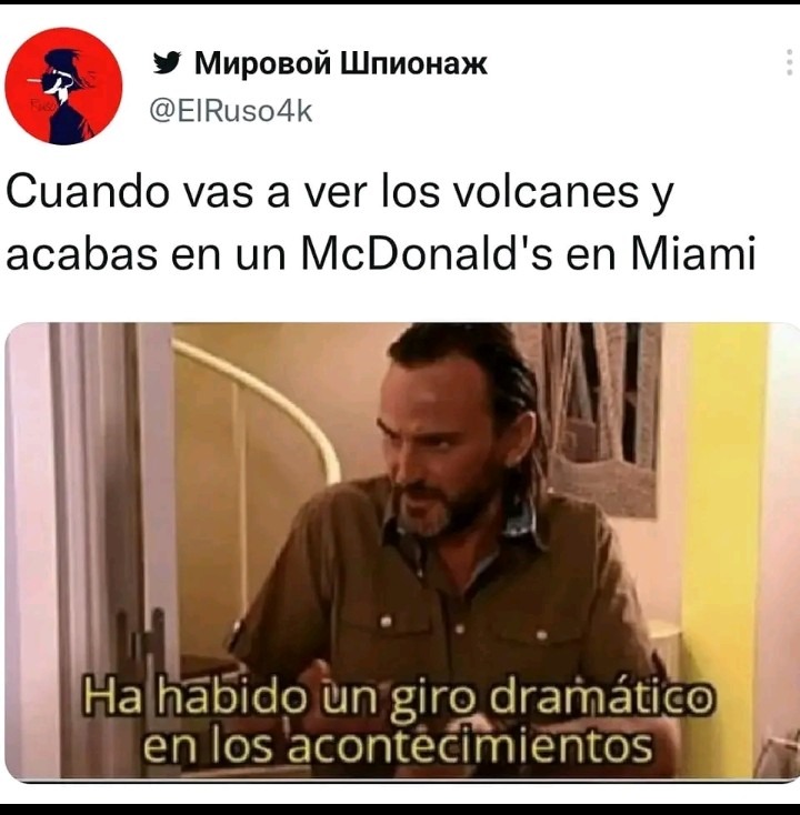 Que mal señalizado están los volcanes de verdad.. - Meme subido por ...