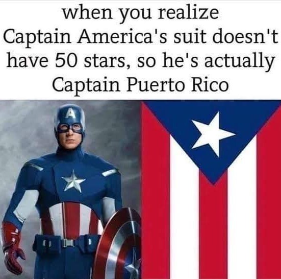 Captain Puerto Rico - Meme by RADFROOD25 :) Memedroid