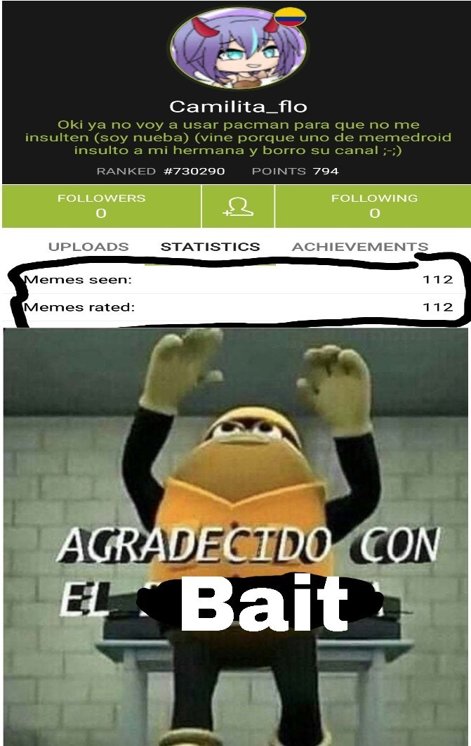 Me refiero a Los 112 Votos y Memes que vio - Meme subido por Kuko ...