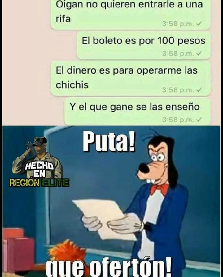 Pvta khe oferton - Meme subido por DAMBZ :) Memedroid