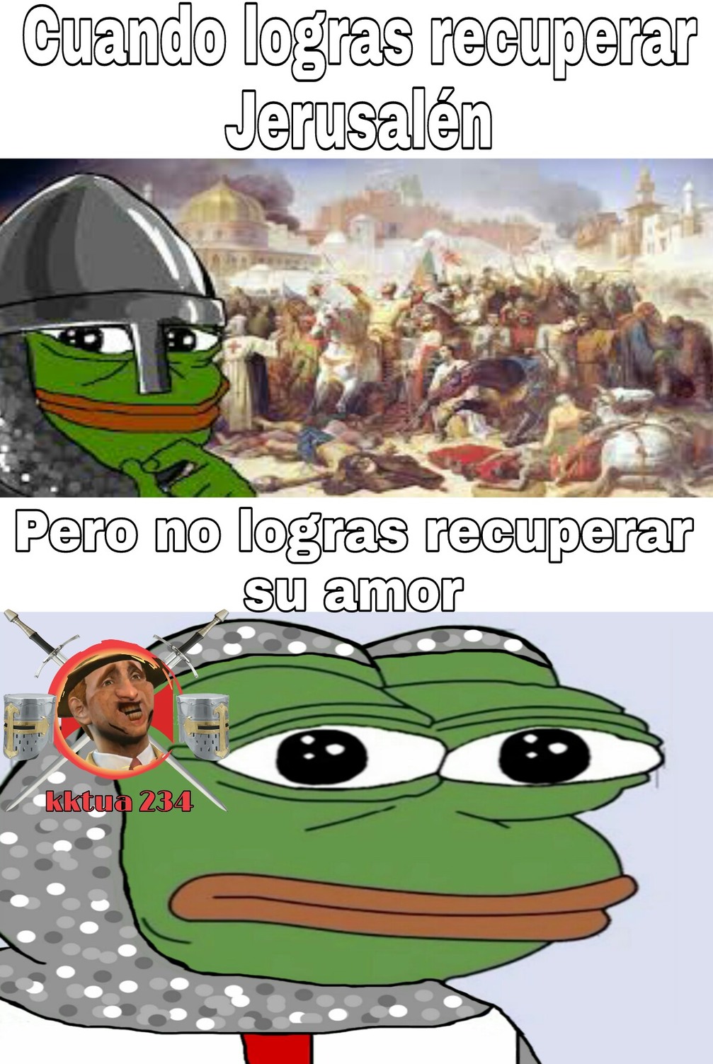 Una cruzada a tu corazon - Meme subido por kktua234 :) Memedroid