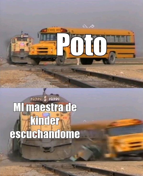 Top memes de School bus getting hit by a train en español :) Memedroid