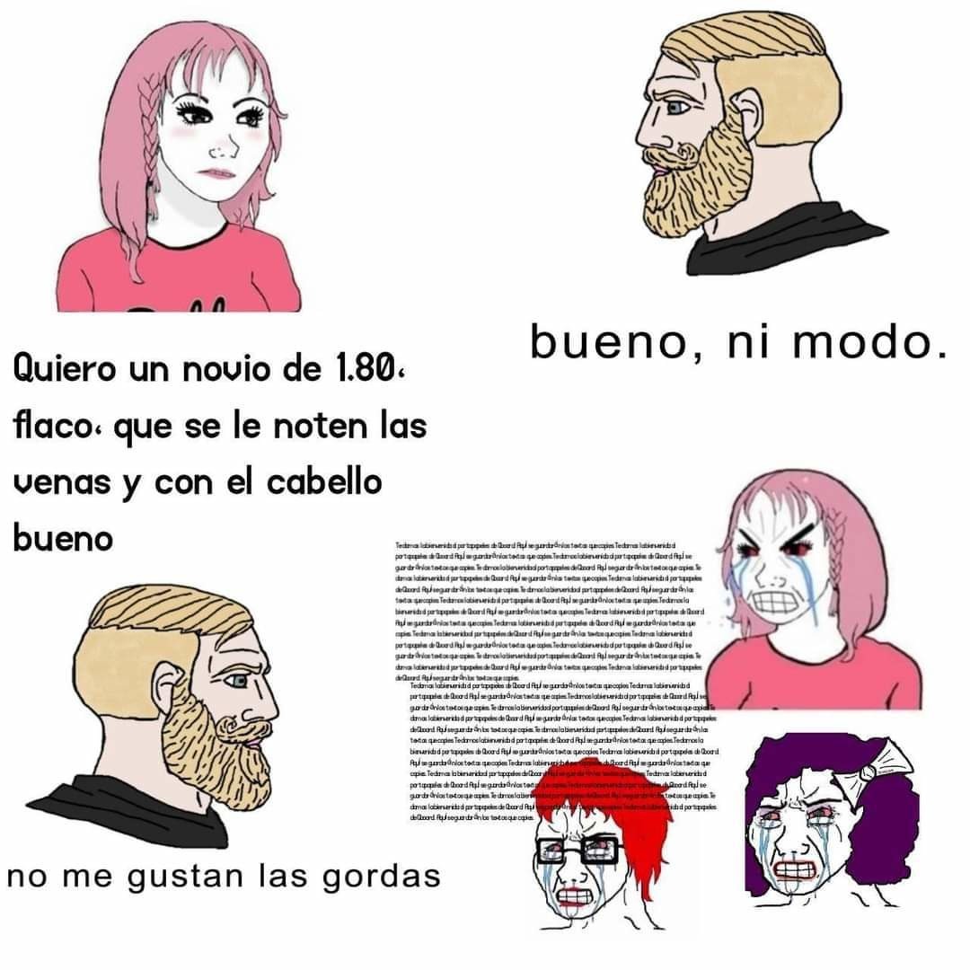 Chad de los últimos tiempos - Meme subido por caradecaca :) Memedroid