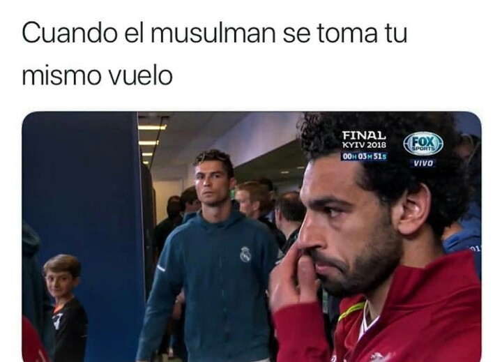 Cr7 y salah - Meme subido por Kk23456 :) Memedroid