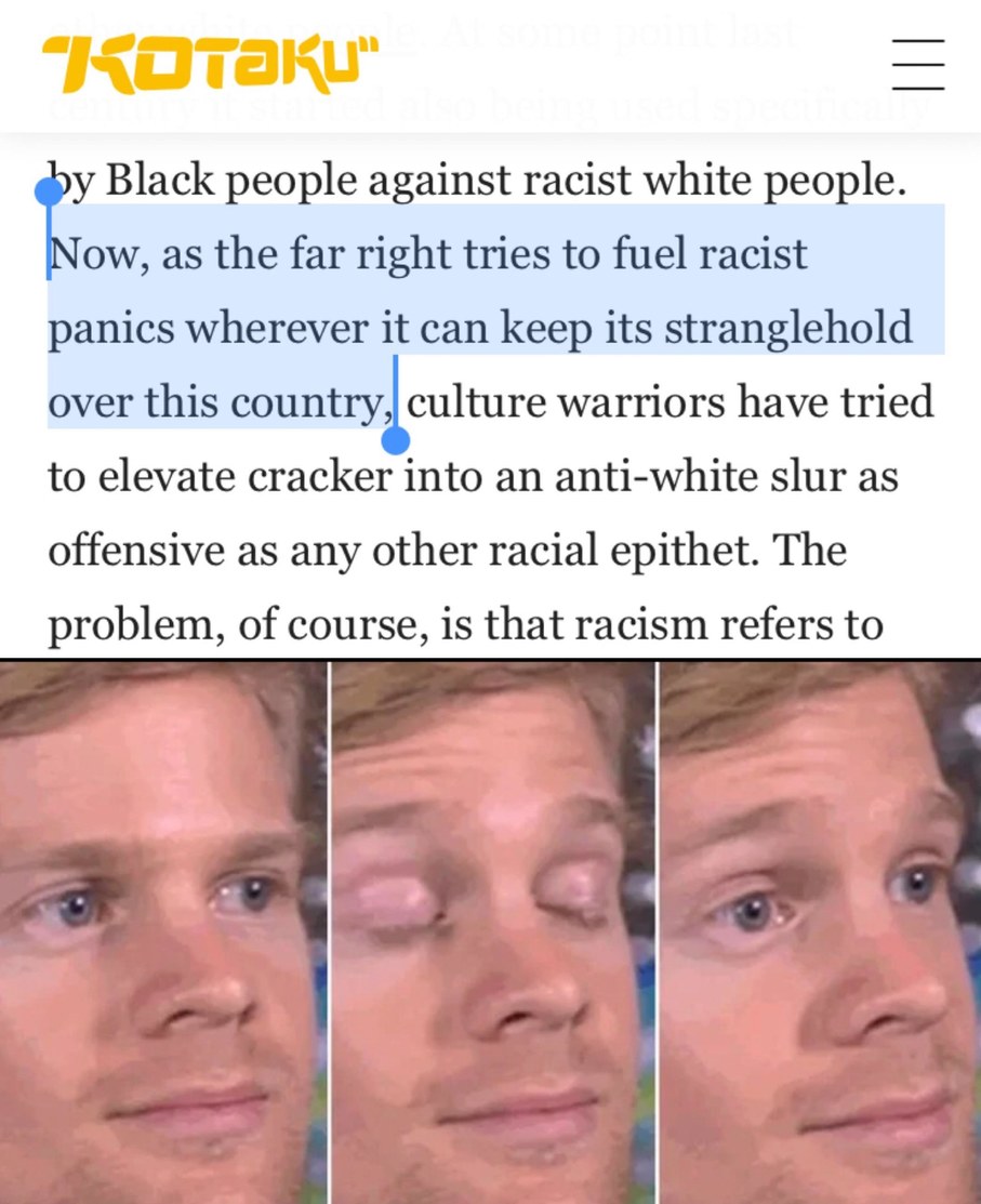 Kotaku going hard with the projection. - Meme by Dranklestein :) Memedroid