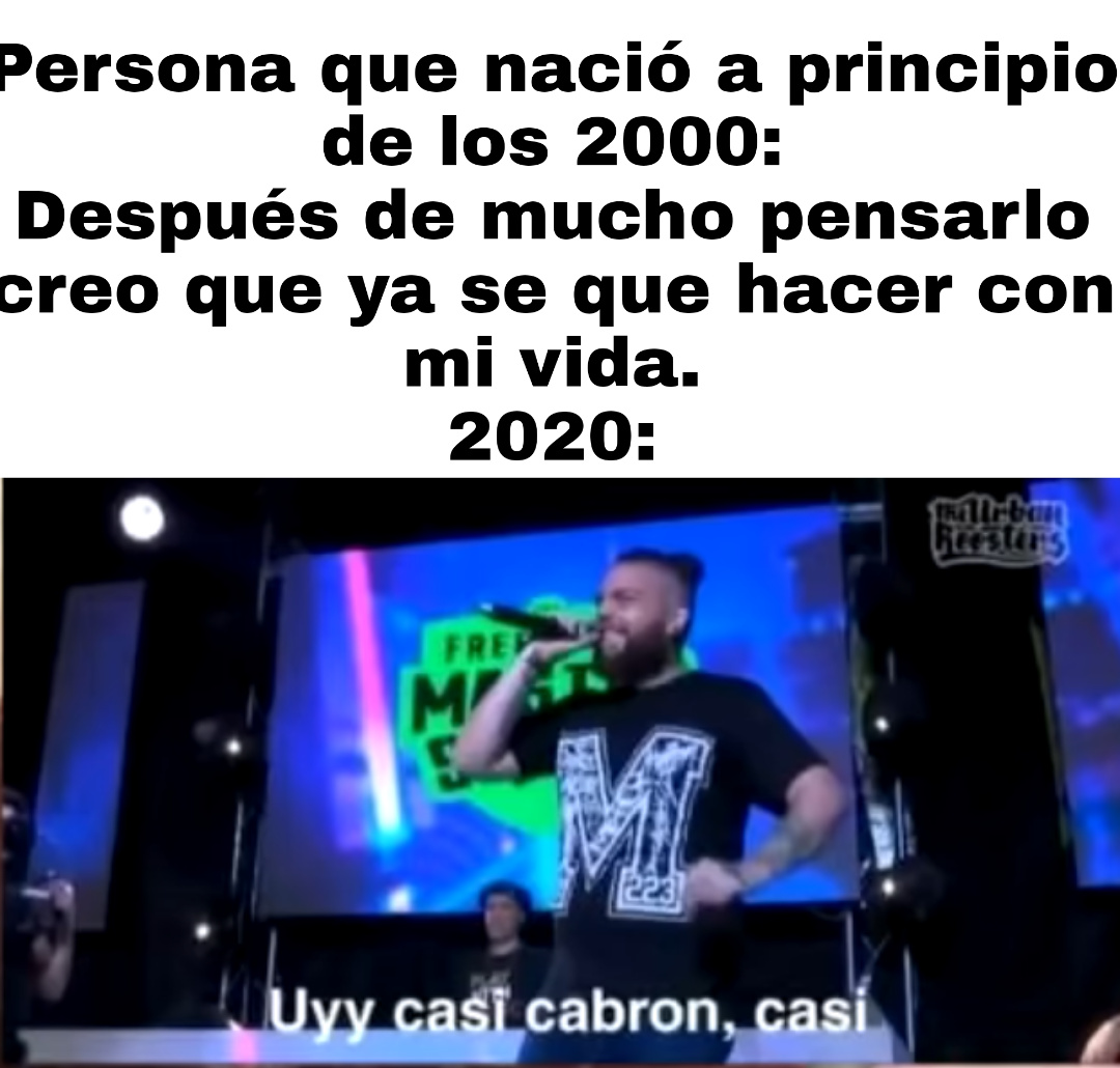 Ya veo venir al pendejo que va a comentar algo sobre el freestyle ...