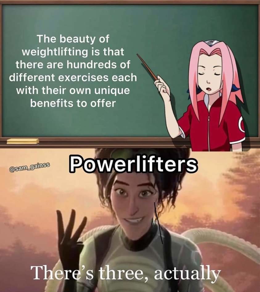 Bench, Squat and sit-ups? - Meme by DezTheDestroyer :) Memedroid