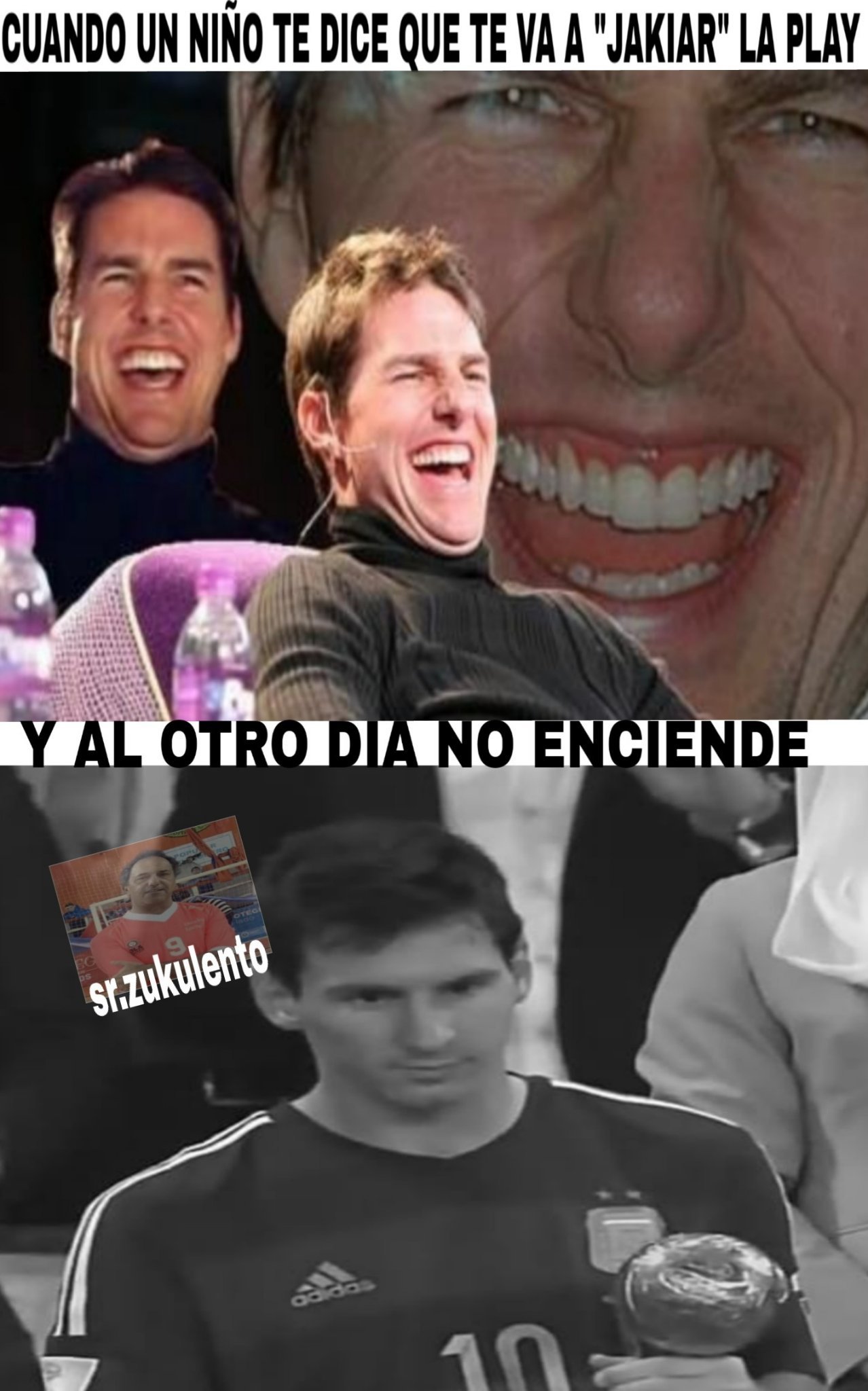 Si,la marca de agua es Scioli jugando al handball - Meme by Sr ...