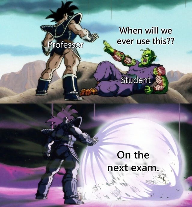 Examen Meme Professor