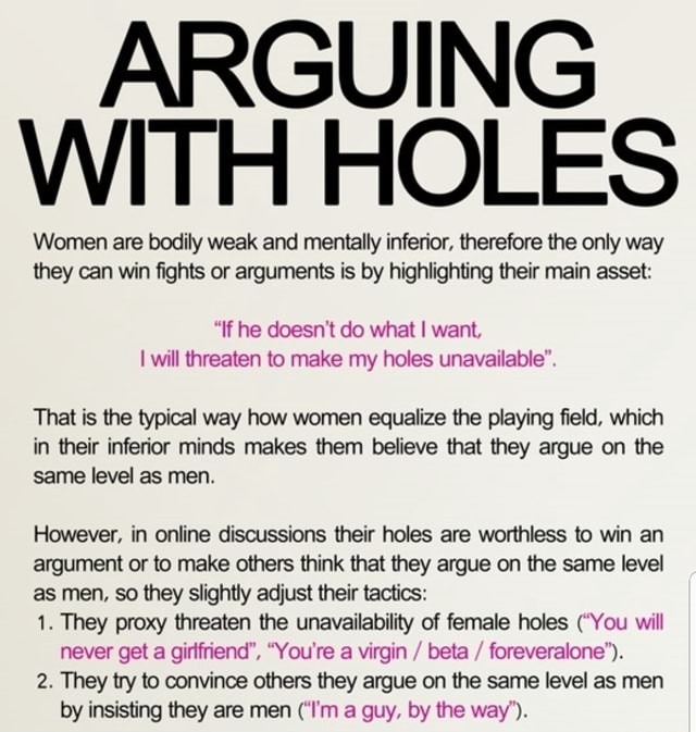 Arguing with womens - Meme by mikrimaus :) Memedroid