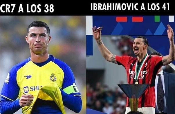 CR7 vs Ibra - Meme subido por nari777 :) Memedroid