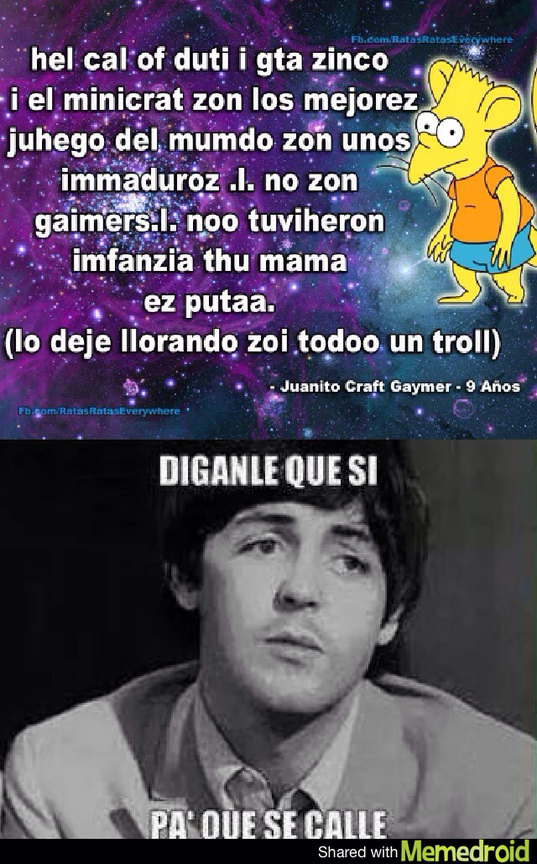 Niño rata - Meme subido por josan :) Memedroid