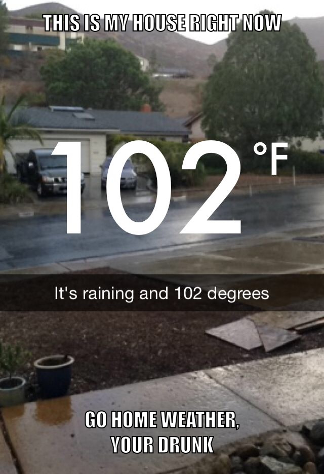 Crazy weather - Meme subido por asmallpuppy :) Memedroid