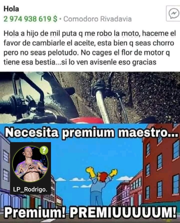 Premium Meme. (? - Meme subido por LP_Rodrigo. :) Memedroid