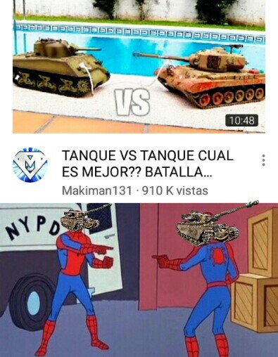Tanque vs Tanque gana tanque - Meme subido por AlecElShavito14 :) Memedroid